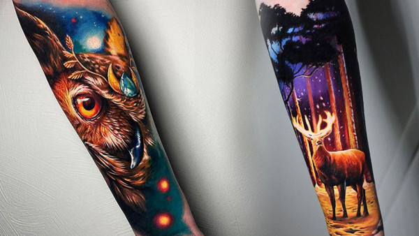 Les tatouages couleurs de Adrienn Kern - Leto Tattoo Studio