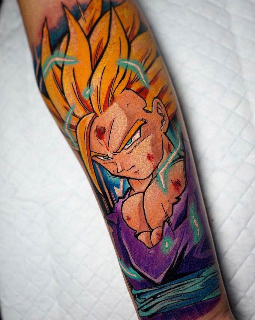 Les superbes tattoos Manga de Selbo - Leto Tattoo Studio